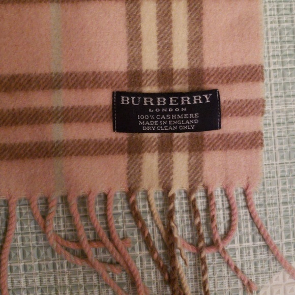 Burberry | Accessories | Burberry Scarf Light Pink | Poshmark